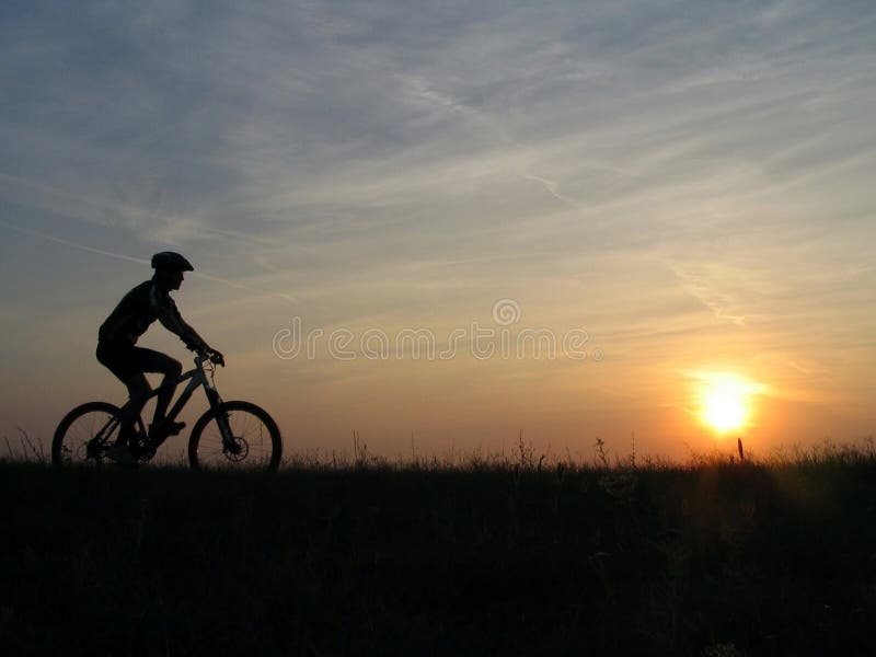Go home stock image. Image of outdoor, bicycle, sunrise - 630483