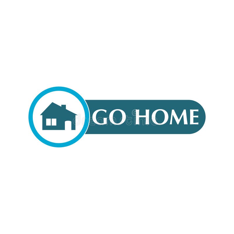 Go Home Icon. Simple Home, Home Logo Isolated on White Background Stock ...