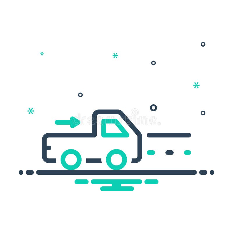 Mix Icon for Go, Go Away and Vehicle Stock Vector - Illustration of ...