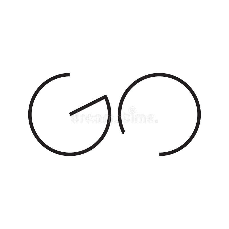Go Initial Letter Vector Logo Icon Stock Vector - Illustration of ...