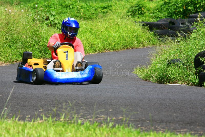 Go kart stock photo. Image of position, kart, karting - 10799434