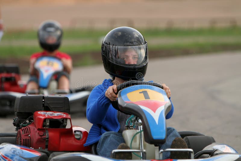 Go kart stock image. Image of competition, driving, motion - 2675261