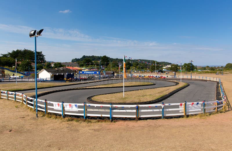 Go-kart Dawlish Warren Devon England Redactionele Fotografie - Image of ...