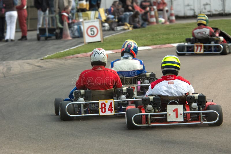 Go kart racing stock image. Image of leisure, race, motor - 2130667