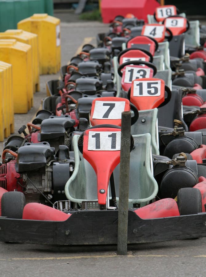 Go Kart Racing stock image. Image of grid, kart, start - 3474743