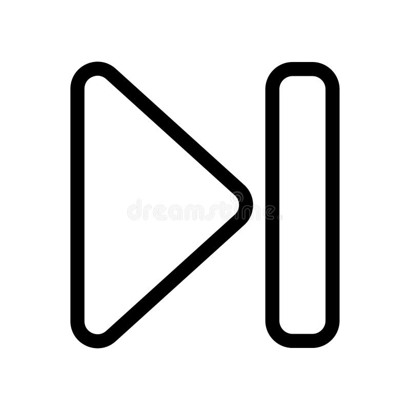 Go, last icon stock vector. Illustration of next, icon - 219805477