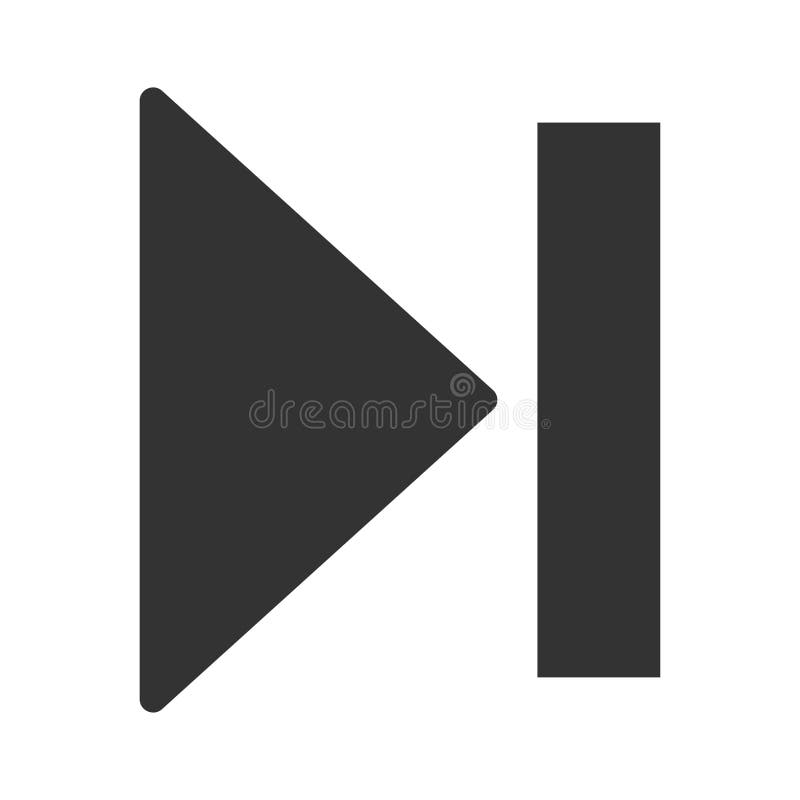 End, Forward, Last, Next Line Icon With 5 Steps Presentation ...