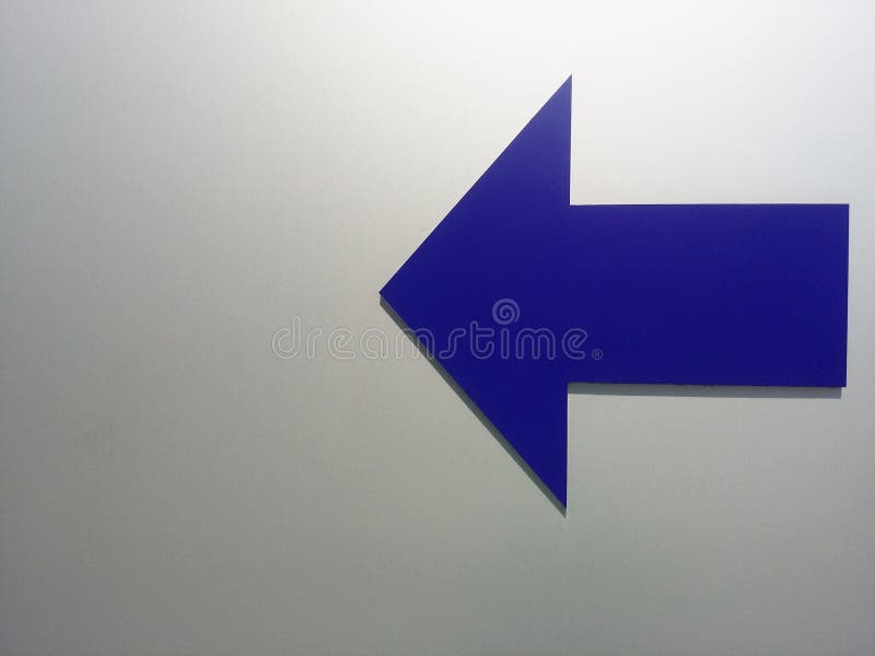 Go left blue arrow stock image. Image of board, left - 239007521