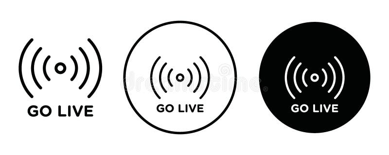 Go Live Stock Illustrations – 799 Go Live Stock Illustrations, Vectors ...