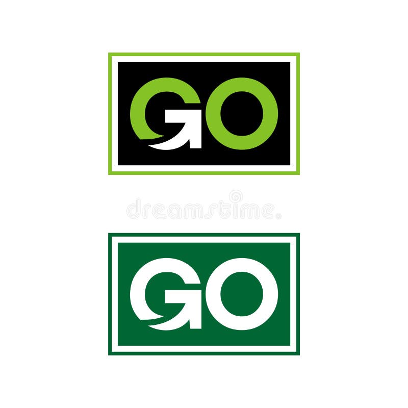 GO Logo Template Illustration Design. Vector EPS 10 Stock Vector ...