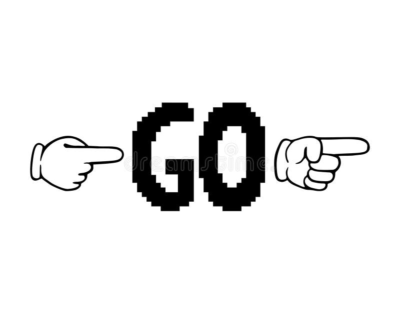 Go message symbol stock vector. Illustration of orientation - 355758365