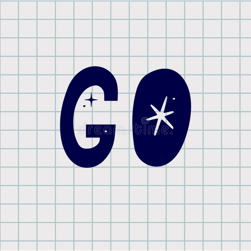 Hand Lettering of Motivational Phrase `Let`s Go ` Ink Painted Modern ...