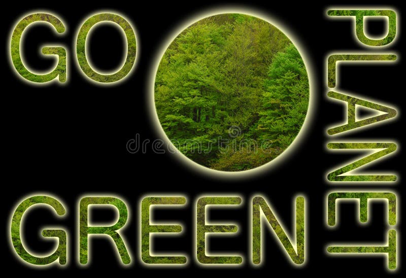 Go Planet Green stock photo. Image of planet, leaf, earth - 14203848
