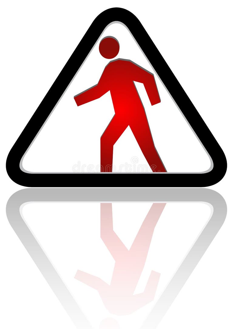 Man Walking Road Sign Stock Illustrations – 1,920 Man Walking Road Sign ...