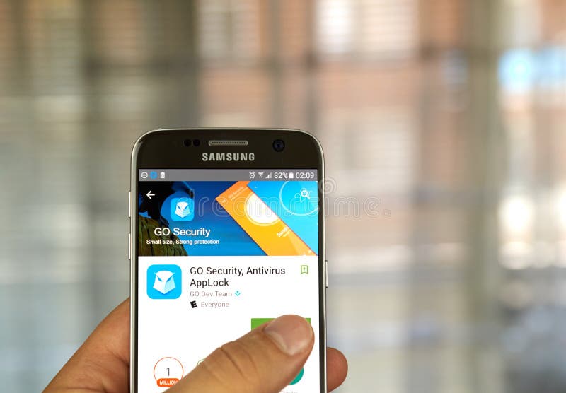 Go Security app editorial photo. Image of concept, crime - 73655686