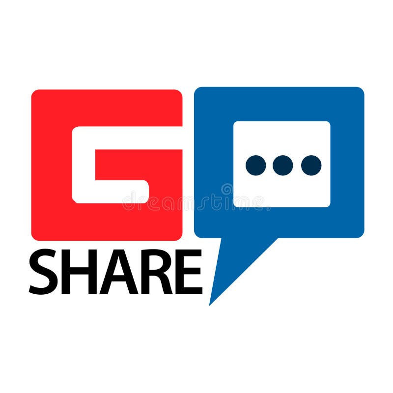 Go Share Icon. Vector. Illustration in Vector Format Stock Vector ...