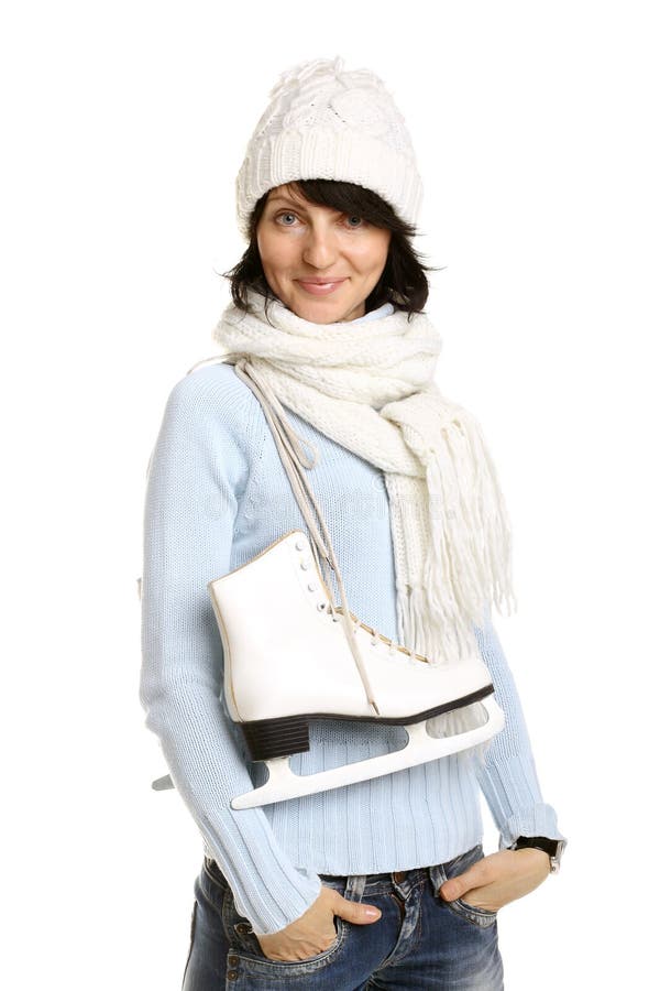 Go skating! stock photo. Image of female, pretty, model - 17377578