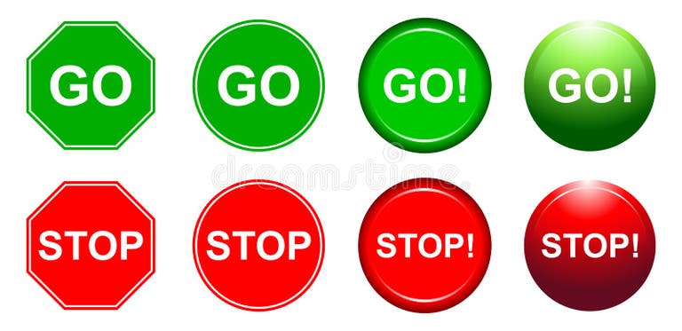 Go Icons Stop Stock Illustrations – 236 Go Icons Stop Stock ...