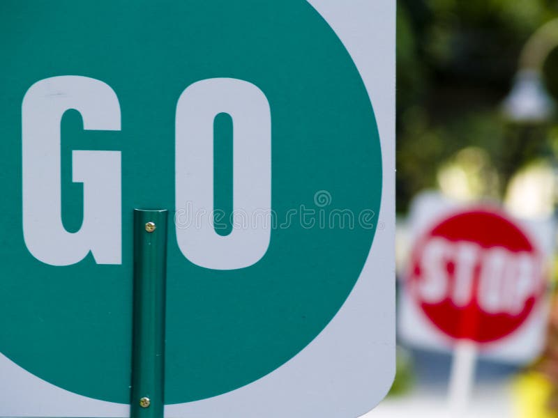 Go and stop sign stock image. Image of transportation - 5040163