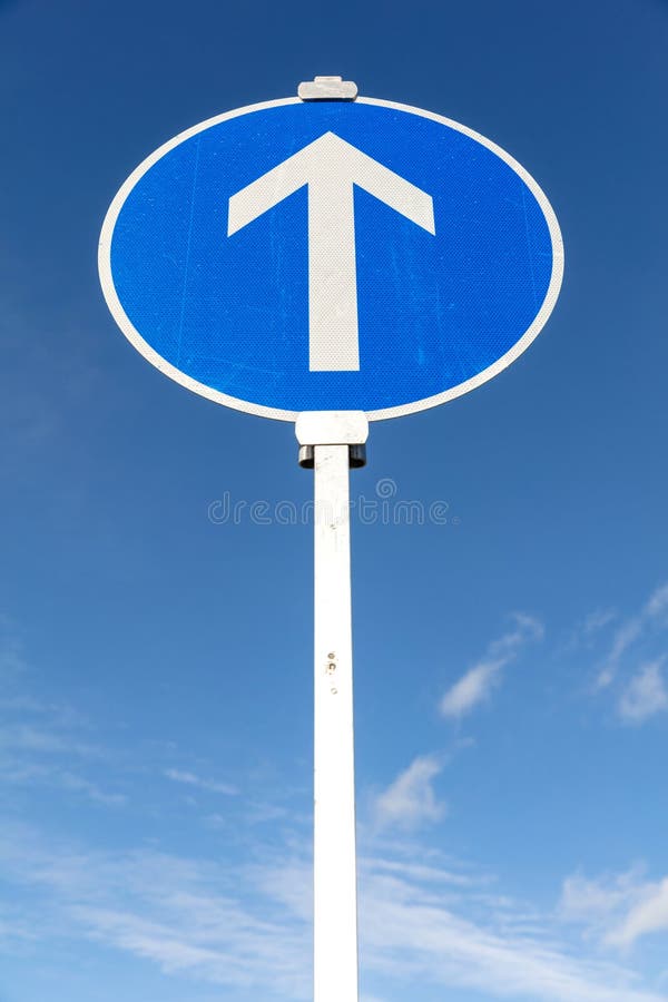 Go straight ahead stock photo. Image of regulation, circular - 202212698