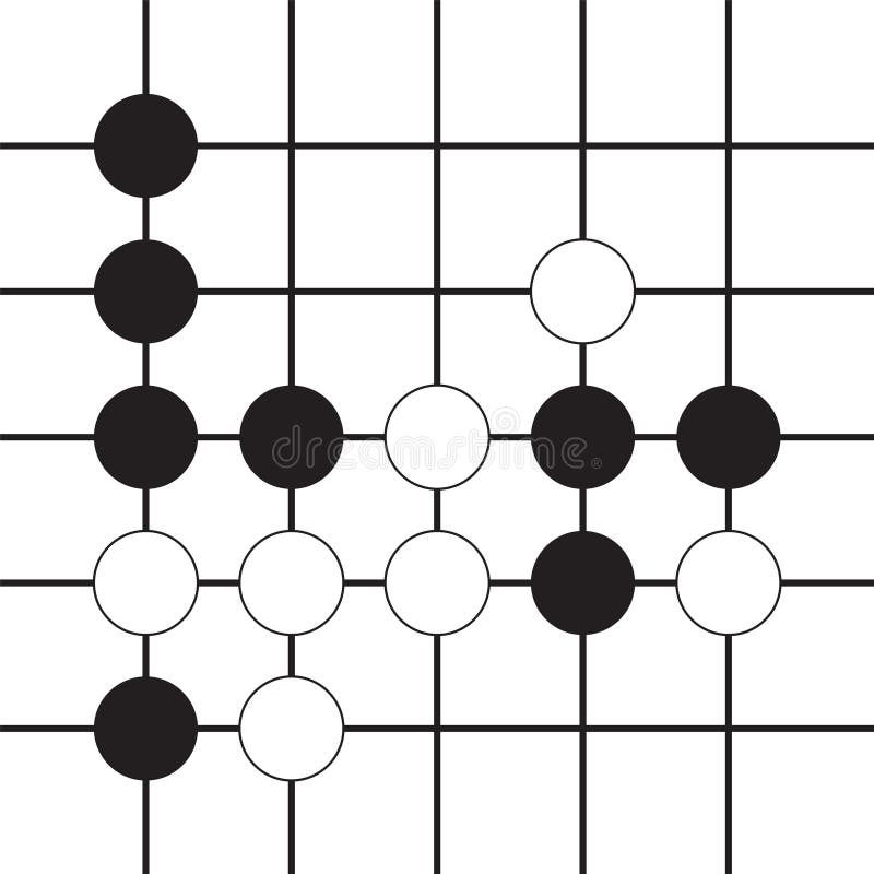 Go Game Icon on White Background. Stock Vector - Illustration of play ...