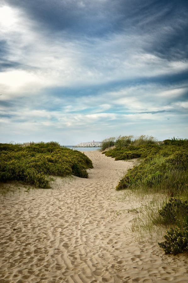 Go to sea stock photo. Image of beach, cielo, camino - 25877794
