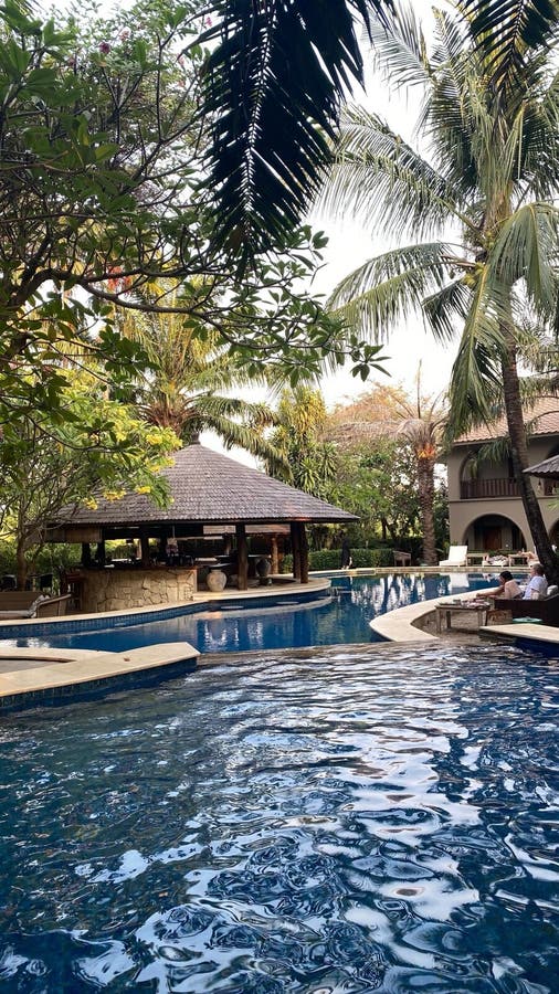 Go To Tropical Beaches and Villas with Pools Stock Image - Image of ...