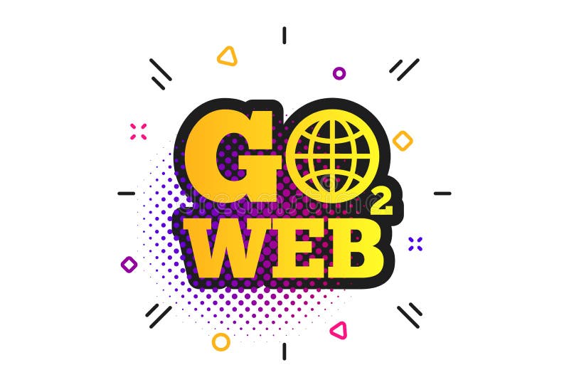 Go To Web Icon. Internet Access Symbol. Vector Stock Vector ...