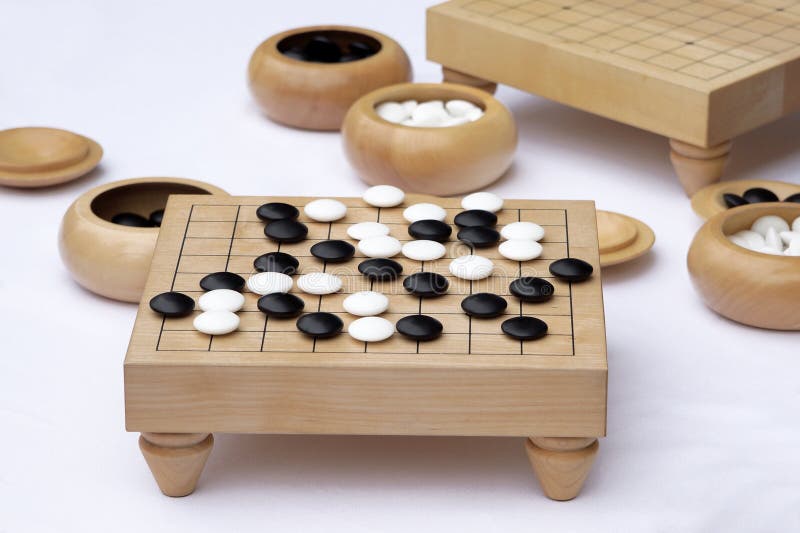 Go Japanese Strategy Board Game Stock Photo - Image of leisure ...