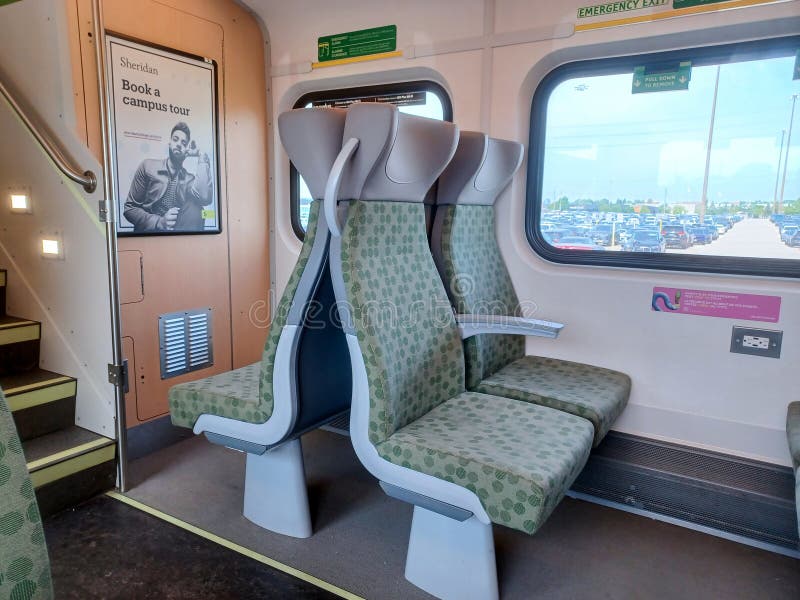 Go train inside view editorial stock photo. Image of train - 323832043