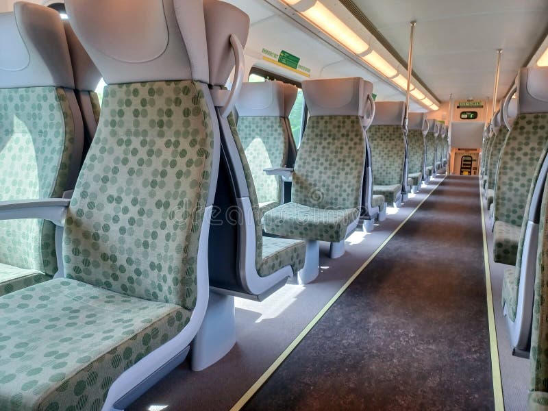 Go train inside view editorial photo. Image of canada - 327636421