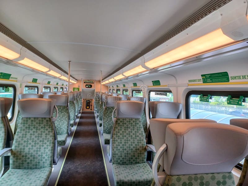 Go train inside view editorial photo. Image of city - 330452336