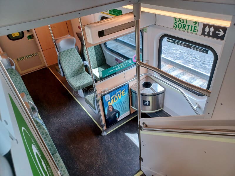 Go train inside view editorial photography. Image of transport - 335098192