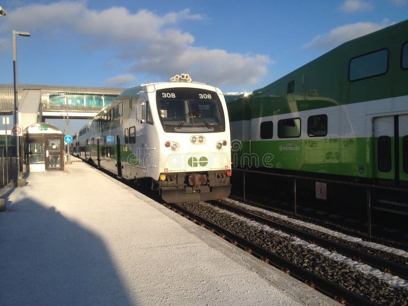Go transit train editorial stock photo. Image of stands - 109781258