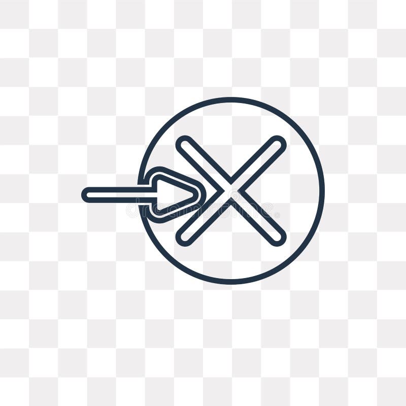 Go Vector Icon Isolated on Transparent Background, Linear Go ...