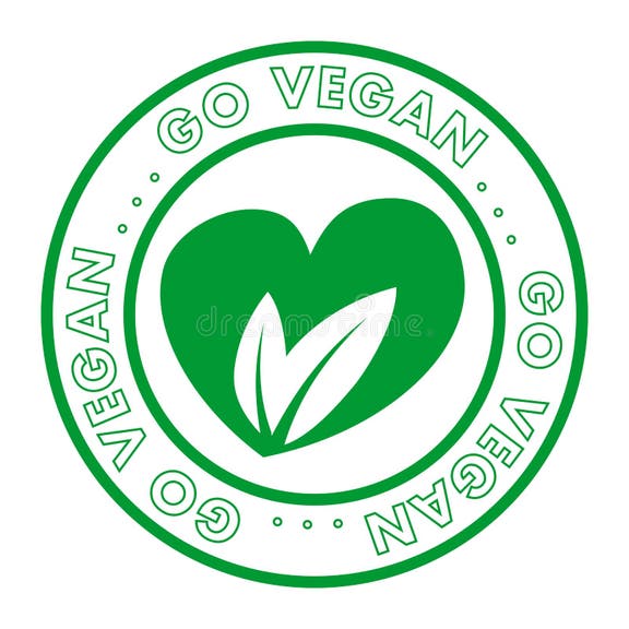 Go Vegan stock illustration. Illustration of motivation - 103016293