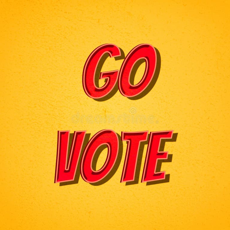 Go Vote Cartoon Stock Illustrations – 47 Go Vote Cartoon Stock ...