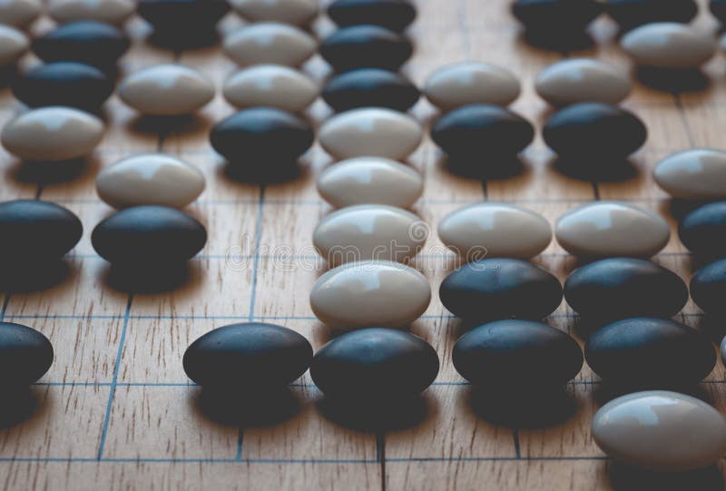 Go or Weiqi board game stock photo. Image of close, concept - 68824824
