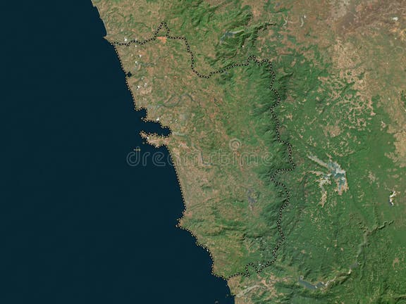 Goa, India. High-res Satellite. No Legend Stock Image - Image of nature ...