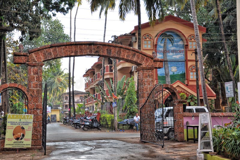 Goa-India hotel editorial stock image. Image of architecture - 61181819