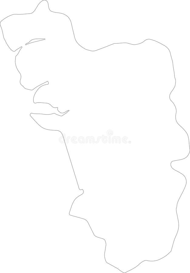 Goa India outline map stock illustration. Illustration of geography ...