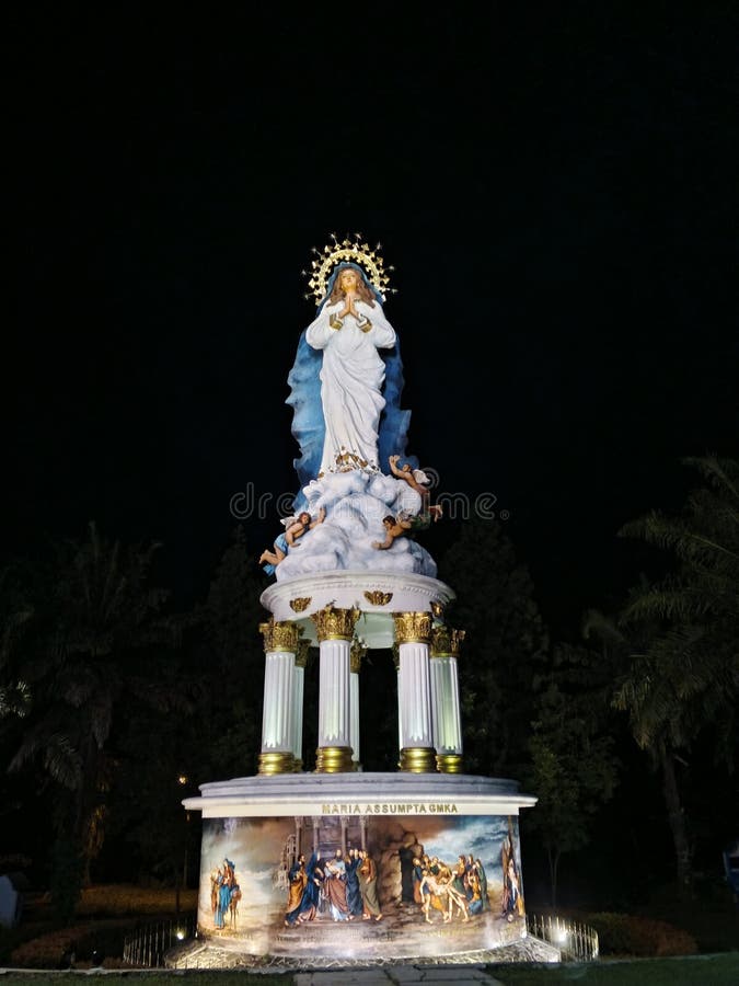 Goa Maria Bawen Catholic Religion Editorial Photography - Image of ...