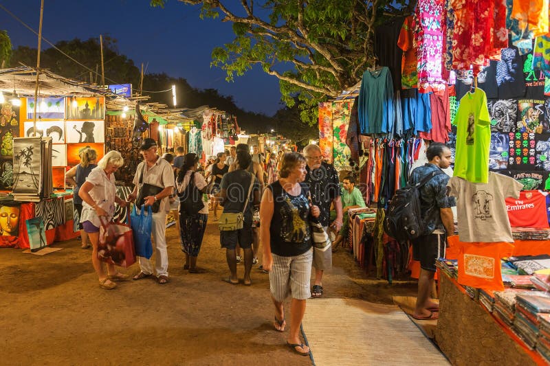 Goa Night Market editorial image. Image of people, night - 50523460