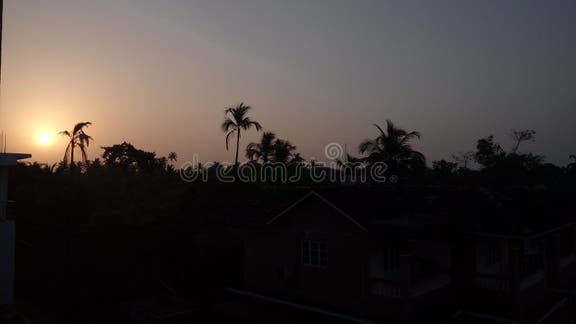 Goa sunrise stock image. Image of sunrise, nature, morning - 91253297
