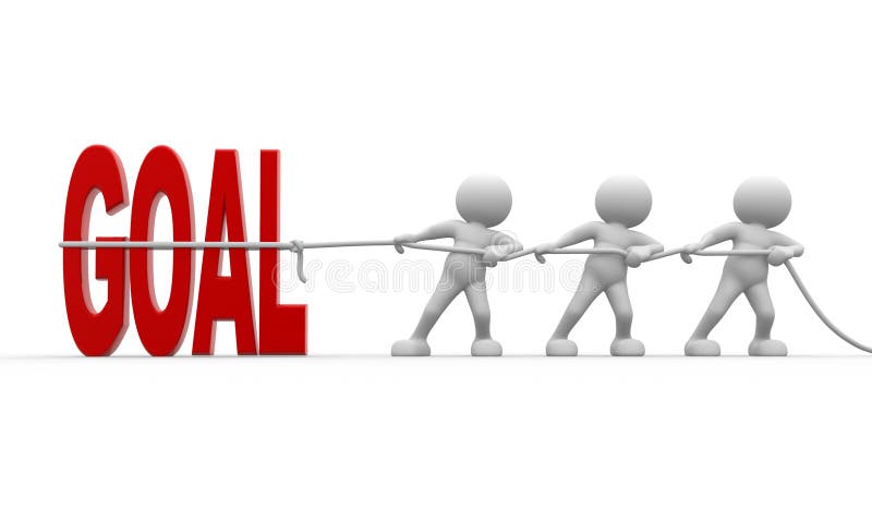 Common Goal Concept stock illustration. Illustration of breaking - 11094285