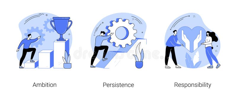 Ambition Abstract Concept Vector Illustration. Stock Vector ...