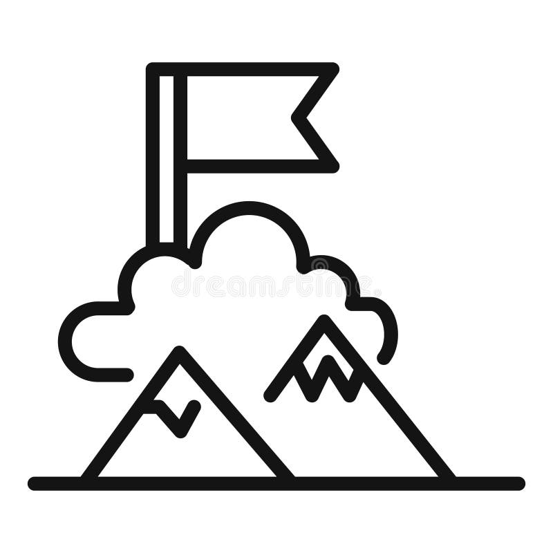 Goal Archive Icon Color Illustration Design Stock Vector - Illustration ...