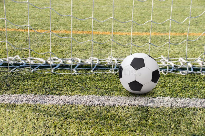 Goal in an Artificial Grass Stock Photo - Image of championship, gate ...