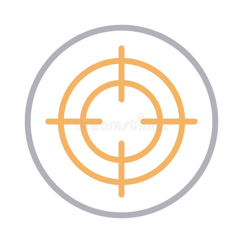 Goal Color Line Vector Icon Stock Vector - Illustration of shooting ...