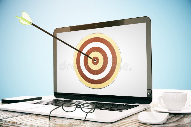 Goal Concept Blue Background Editorial Image - Illustration of ...